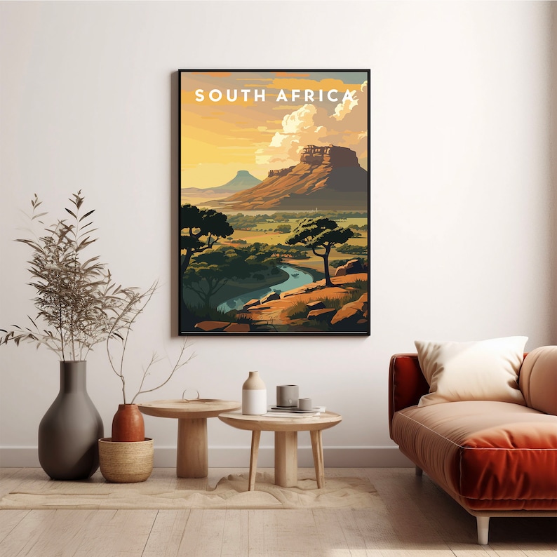 South Africa Print, South Africa Poster, Printable Instant Download ...