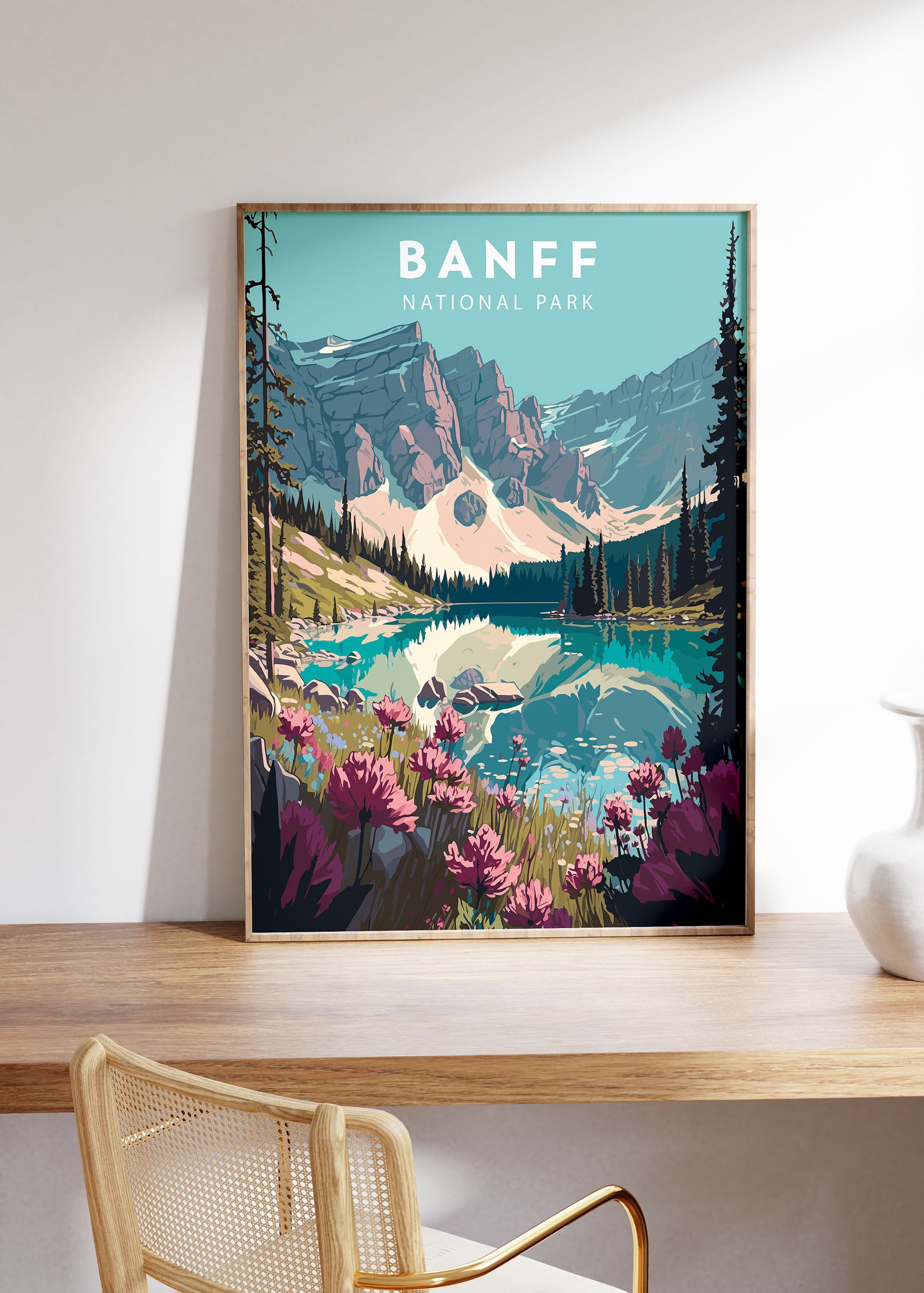 BANFF National Park Poster, Printable Instant Download, Banff Travel ...