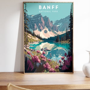 BANFF National Park Poster, Printable Instant Download, Banff Travel ...