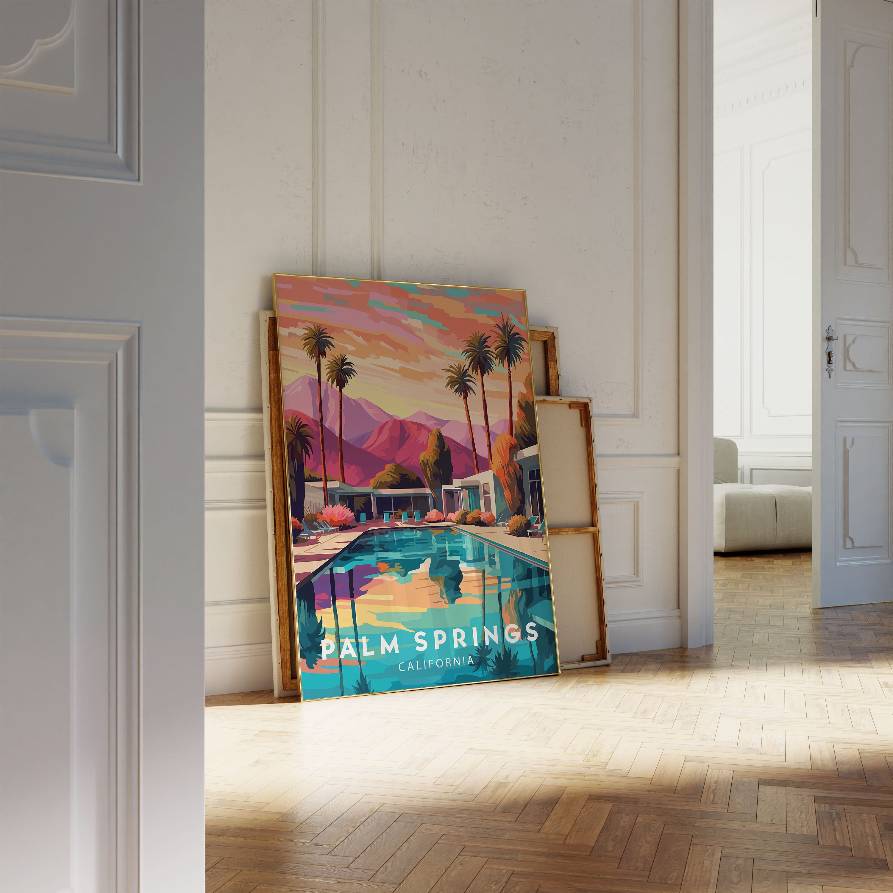 Palm Springs Print Palm Springs Poster Palm Springs Wall Art Palm ...