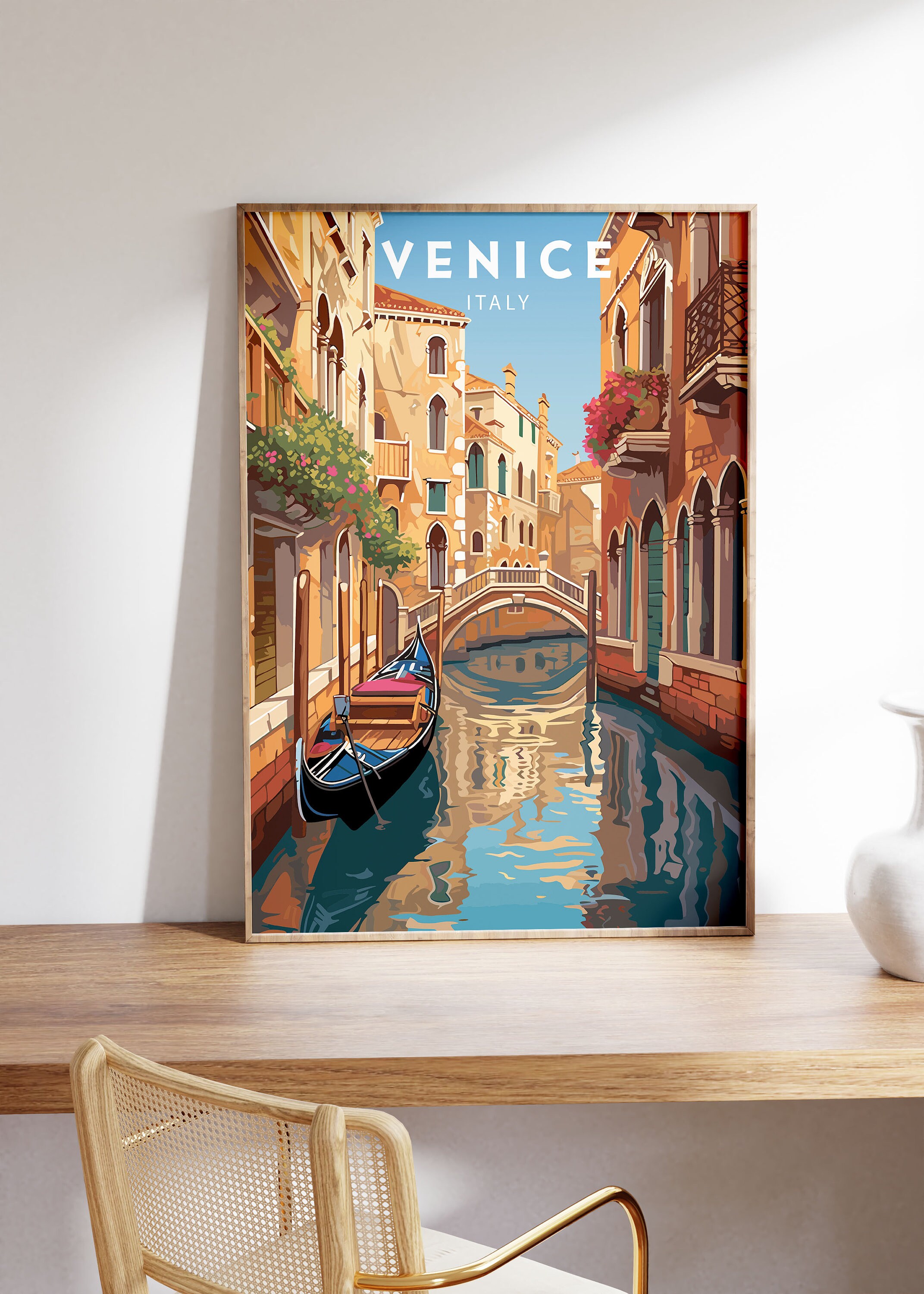 VENICE Poster, Printable Instant Download, VENICE Travel Art Print ...