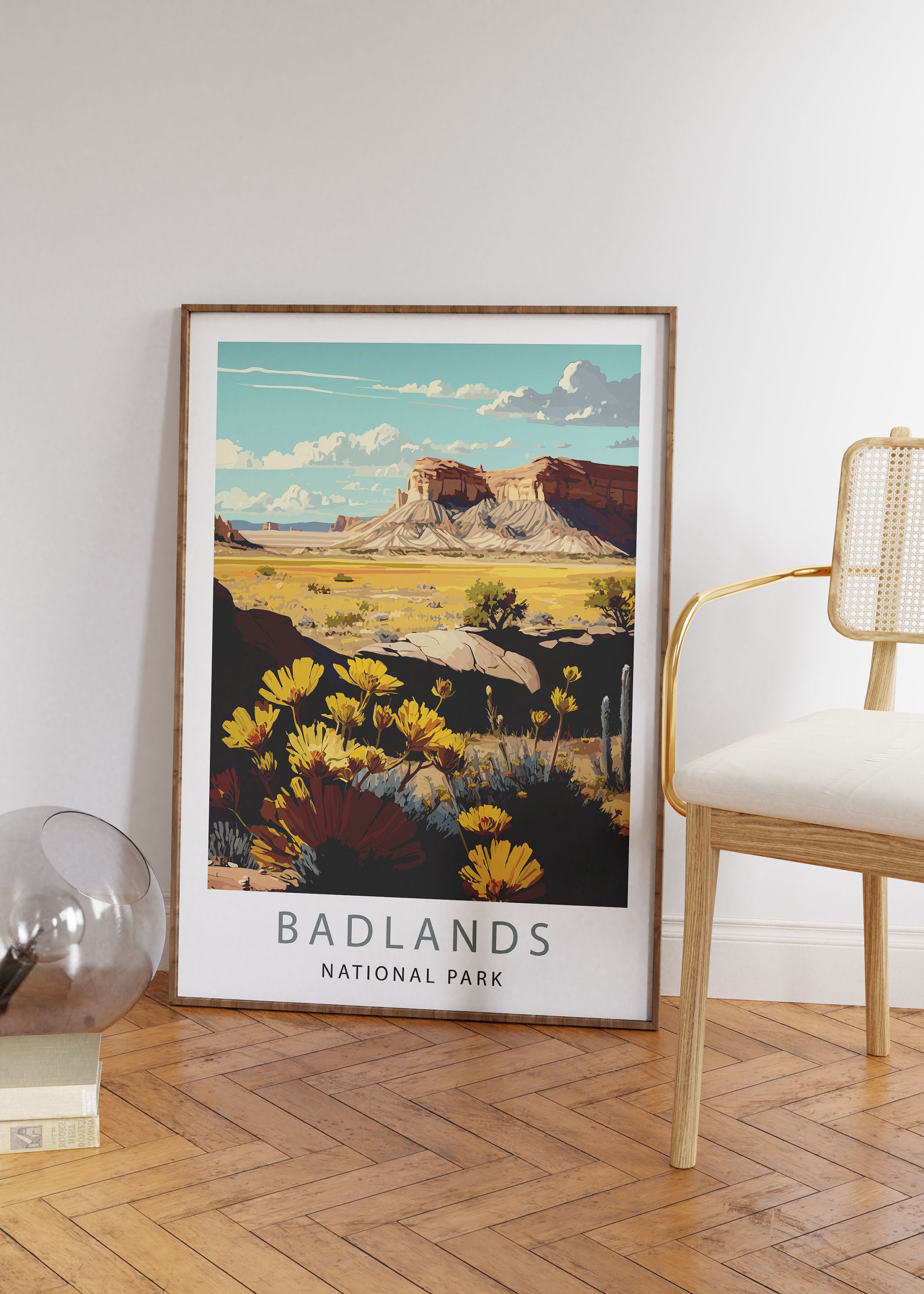 BADLANDS National Park Poster Printable Instant Download - Etsy