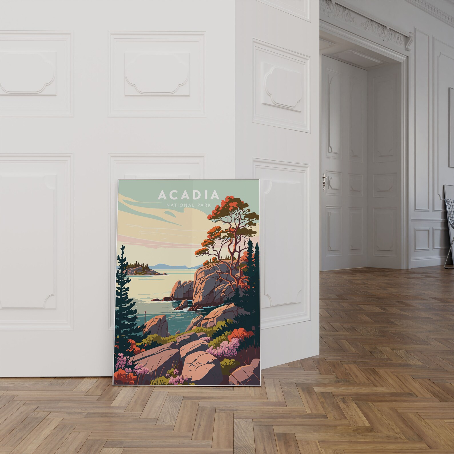 ACADIA National Park Poster Printable Instant Download Travel Art Print ...