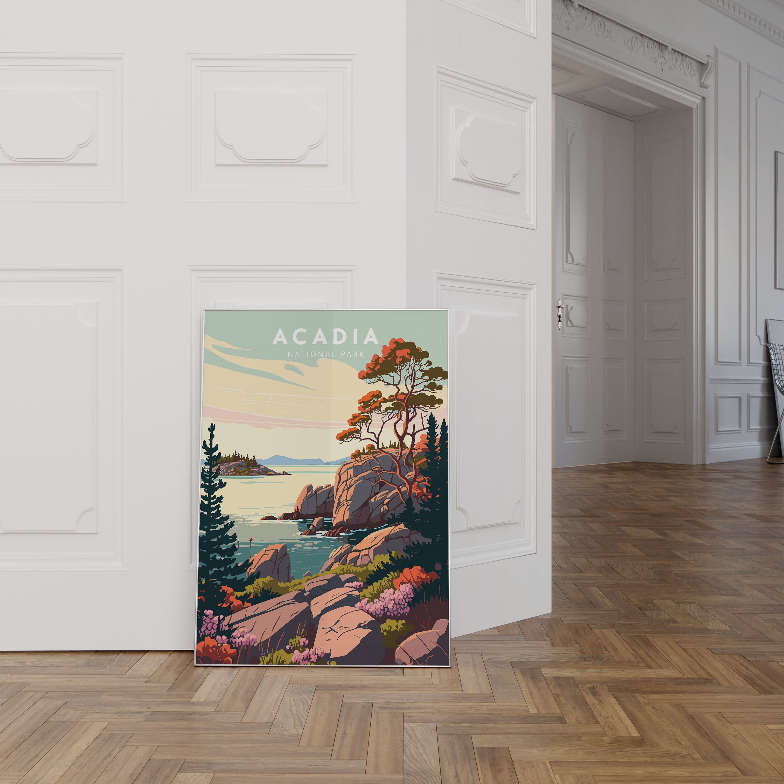 ACADIA National Park Poster Printable Instant Download Travel Art Print ...