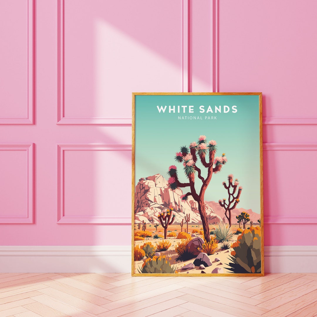 White Sands National Park Poster Printable Instant Download White Sands ...