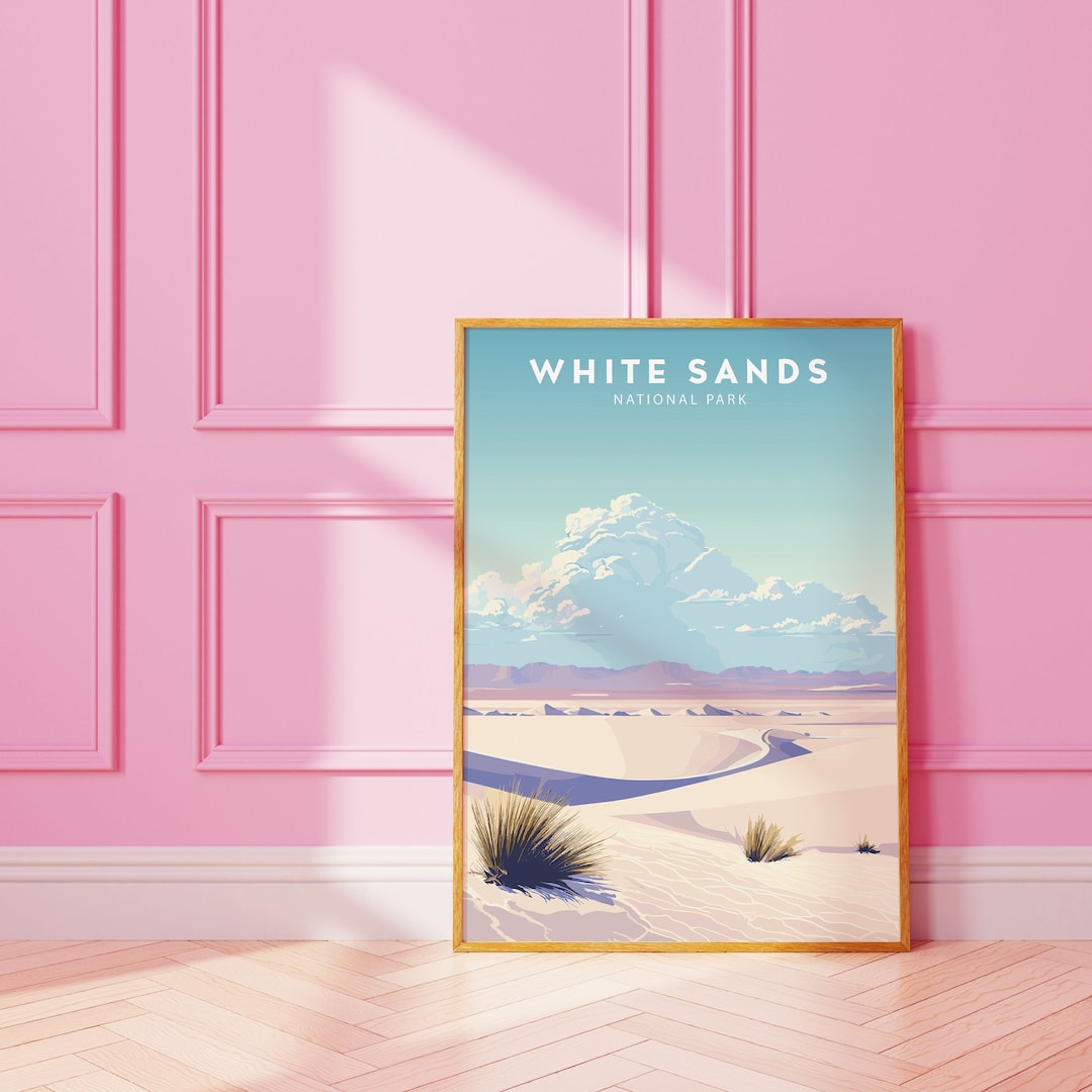 White Sands National Park Poster Printable Instant Download White Sands ...