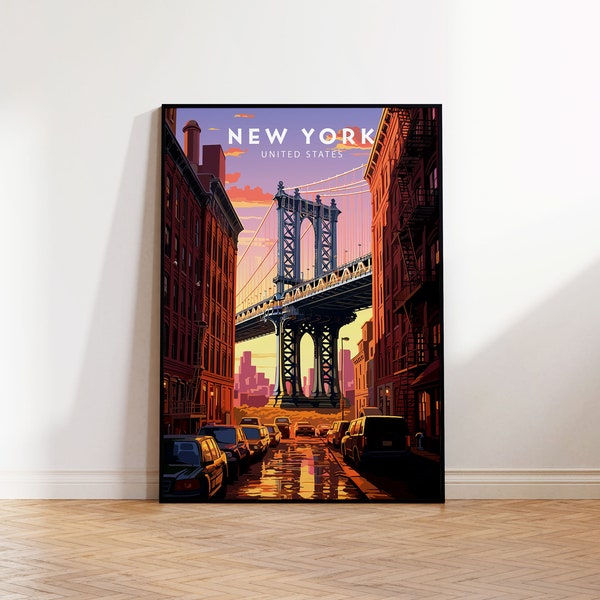 New York City Poster - Etsy