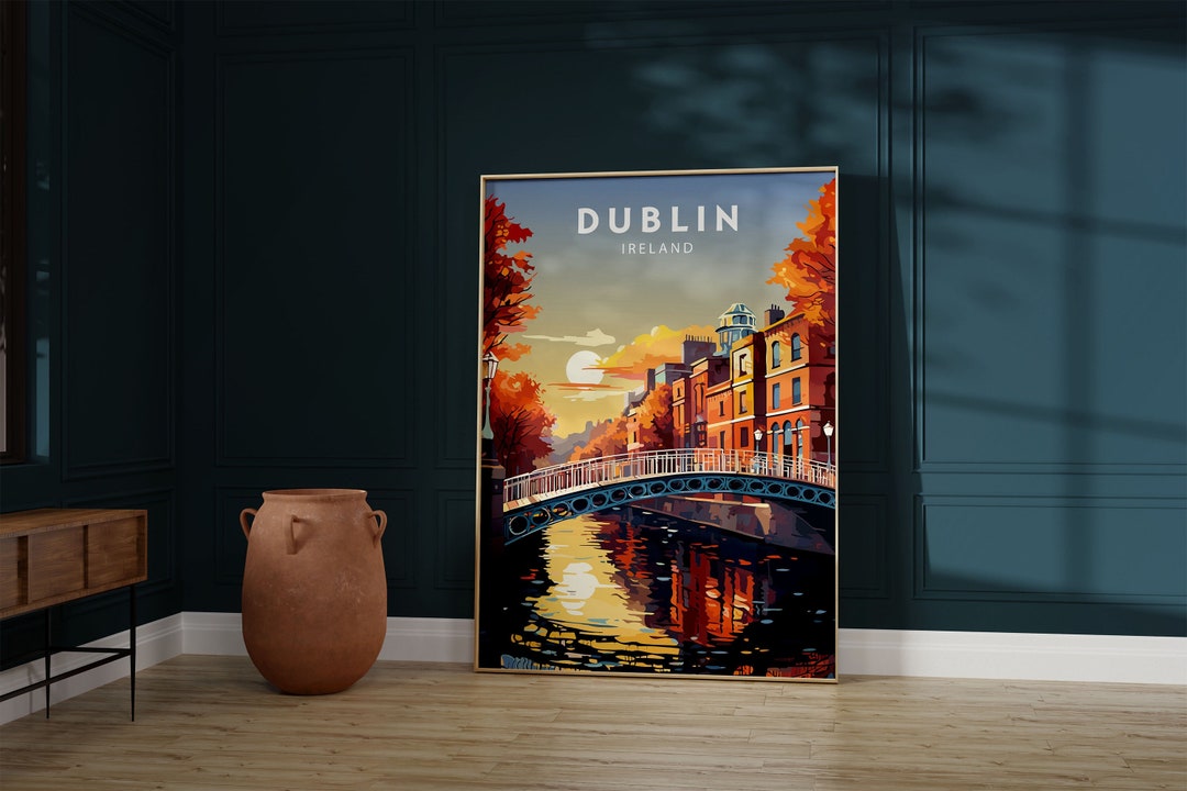 Dublin Print Dublin Poster Printable Instant Download Dublin Travel Art ...