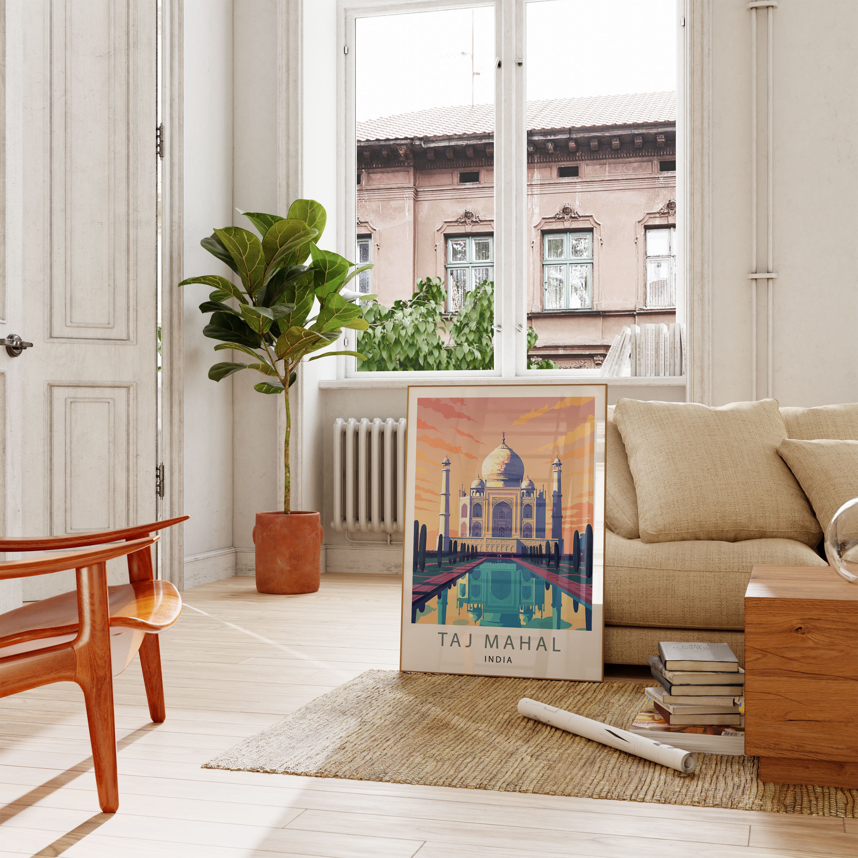 Taj Mahal Wall Art Taj Mahal Print India Print Taj Mahal - Etsy