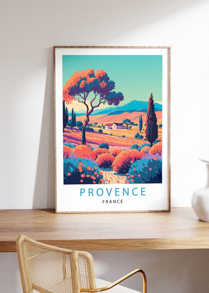 PROVENCE Poster Printable Instant Download PROVENCE Travel - Etsy