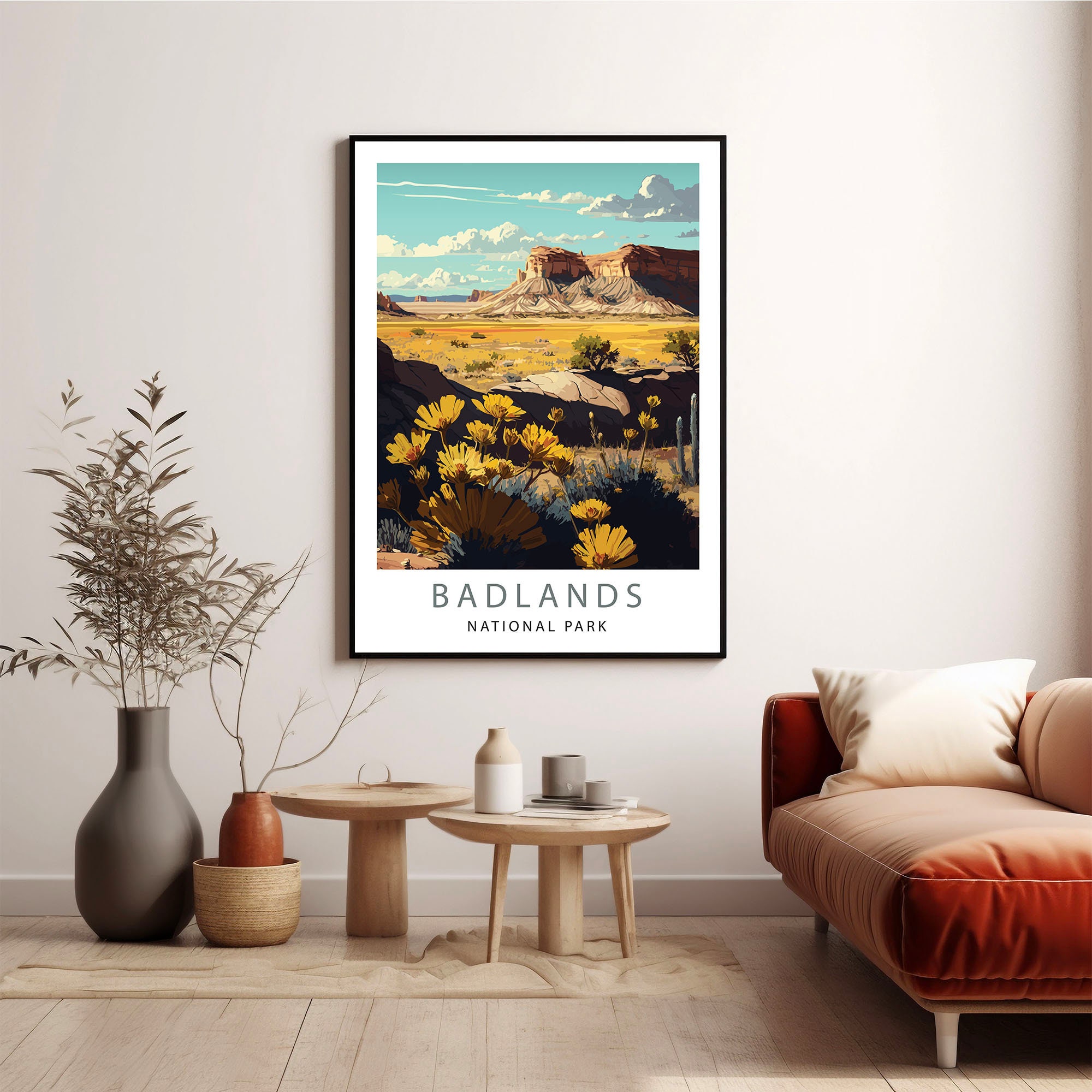 BADLANDS National Park Poster Printable Instant Download - Etsy