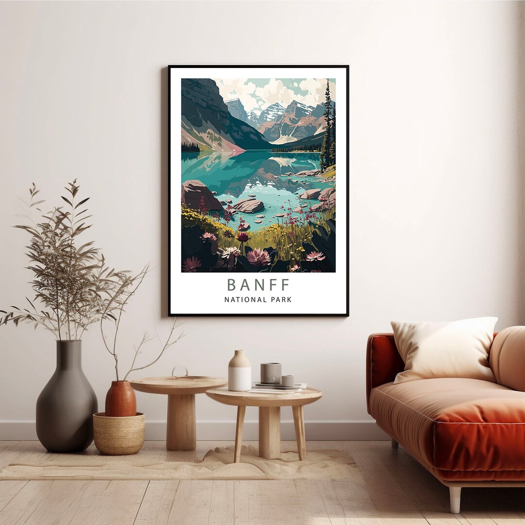 BANFF National Park Poster Printable Instant Download Banff - Etsy