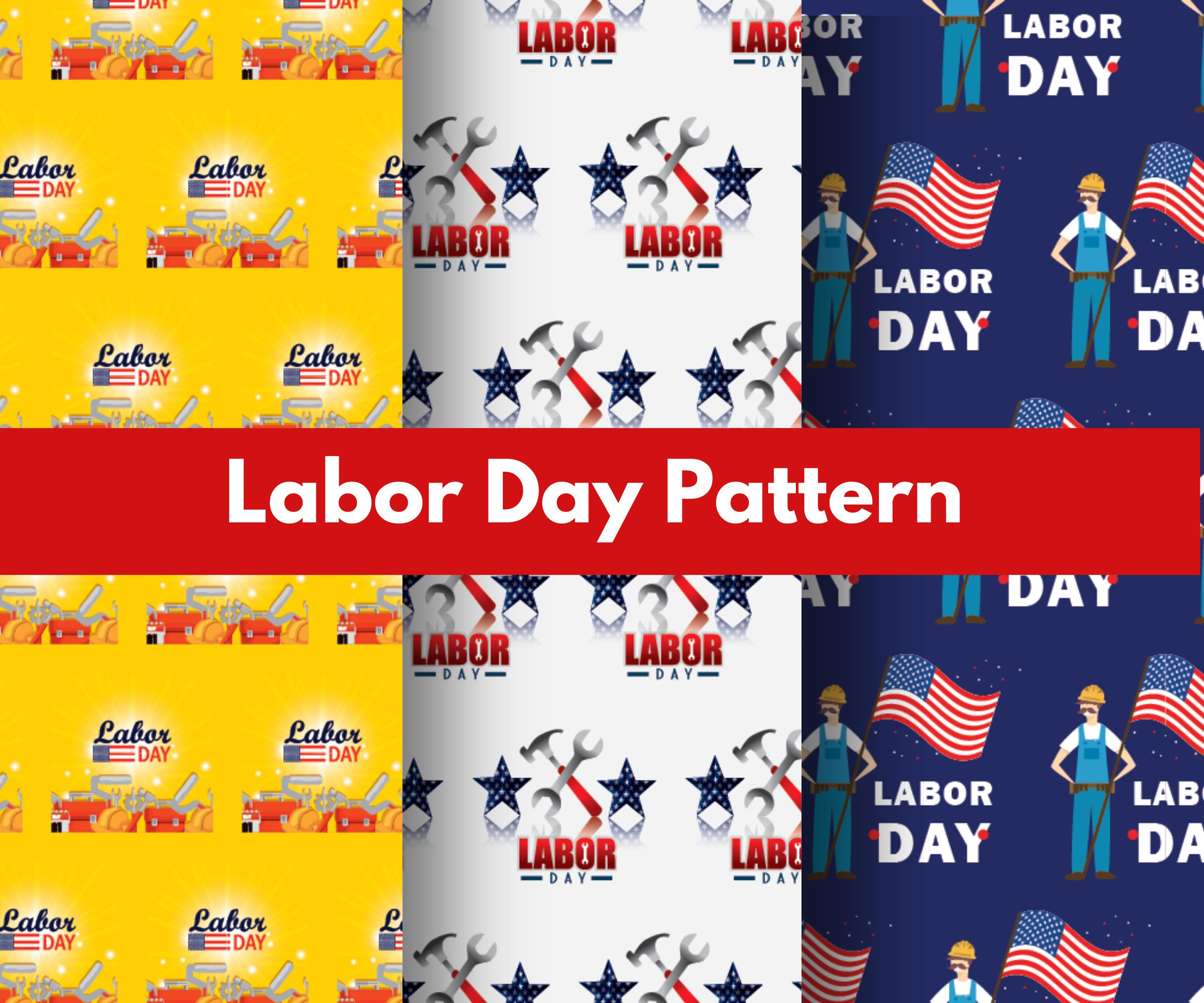 Happy Labor Day Pattern Svg Labor Day Clipart Svg Labor Day Svg Labor ...