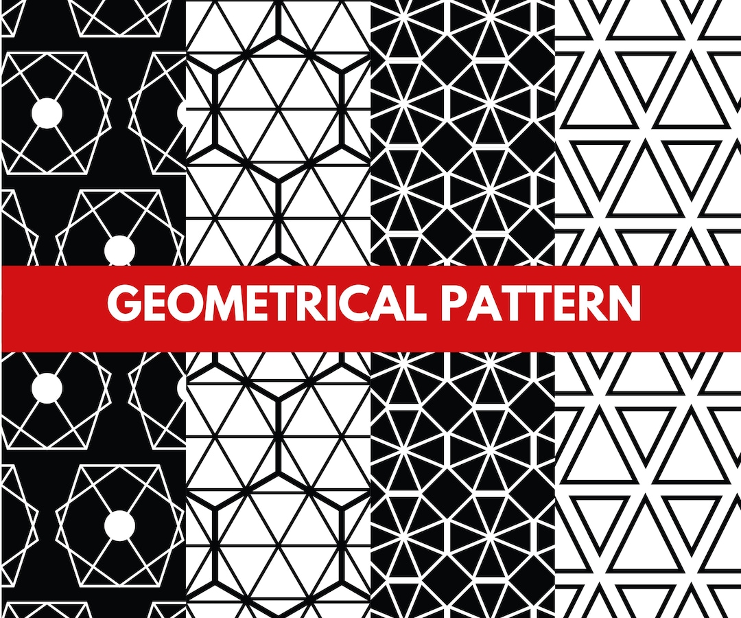 Seamless Patterns Svg, Geometric Svg, Geometric Clipart, Geometric ...