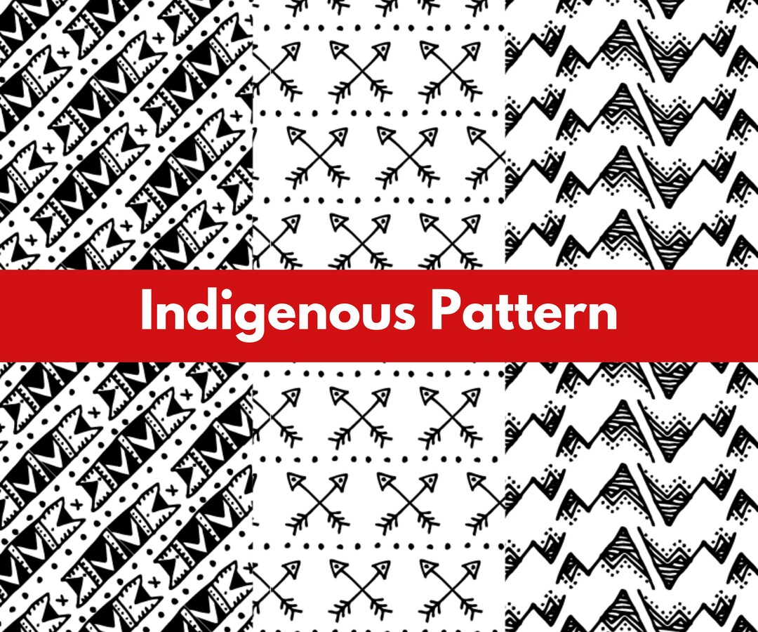 Native Indigenous Seamless Patterns Native Digital Paper for ...