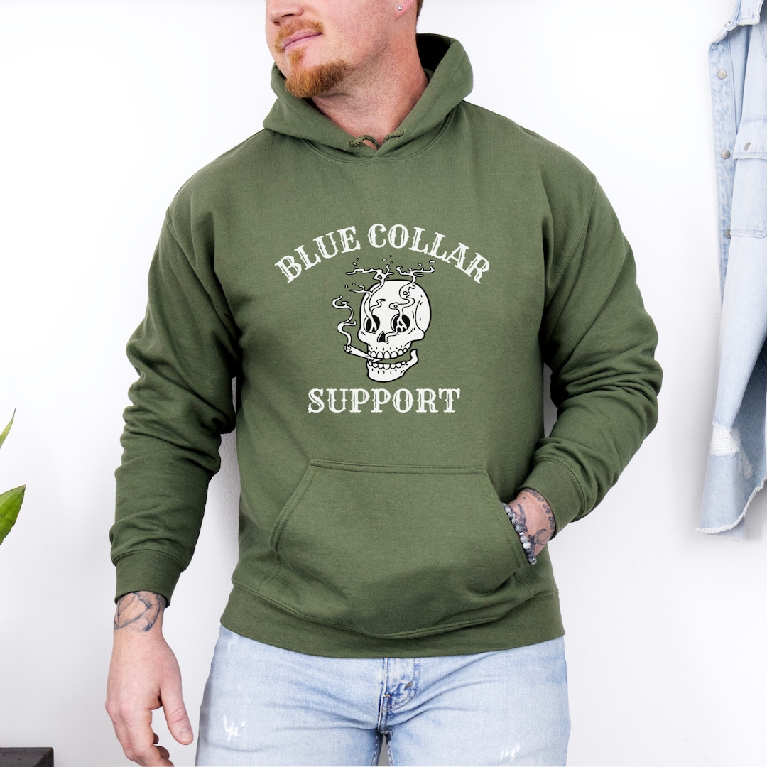 Blue Collar Shirt, Blue Collar Hoodie, Blue Collar Work Shirt, Blue ...