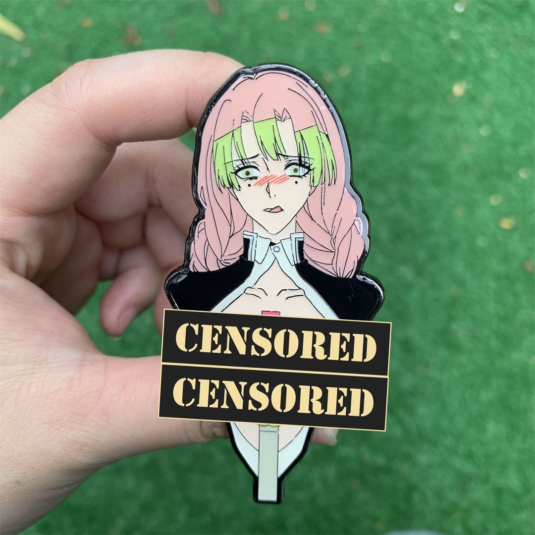 Mitsuri Pink Nipples Pin In Stock Etsy