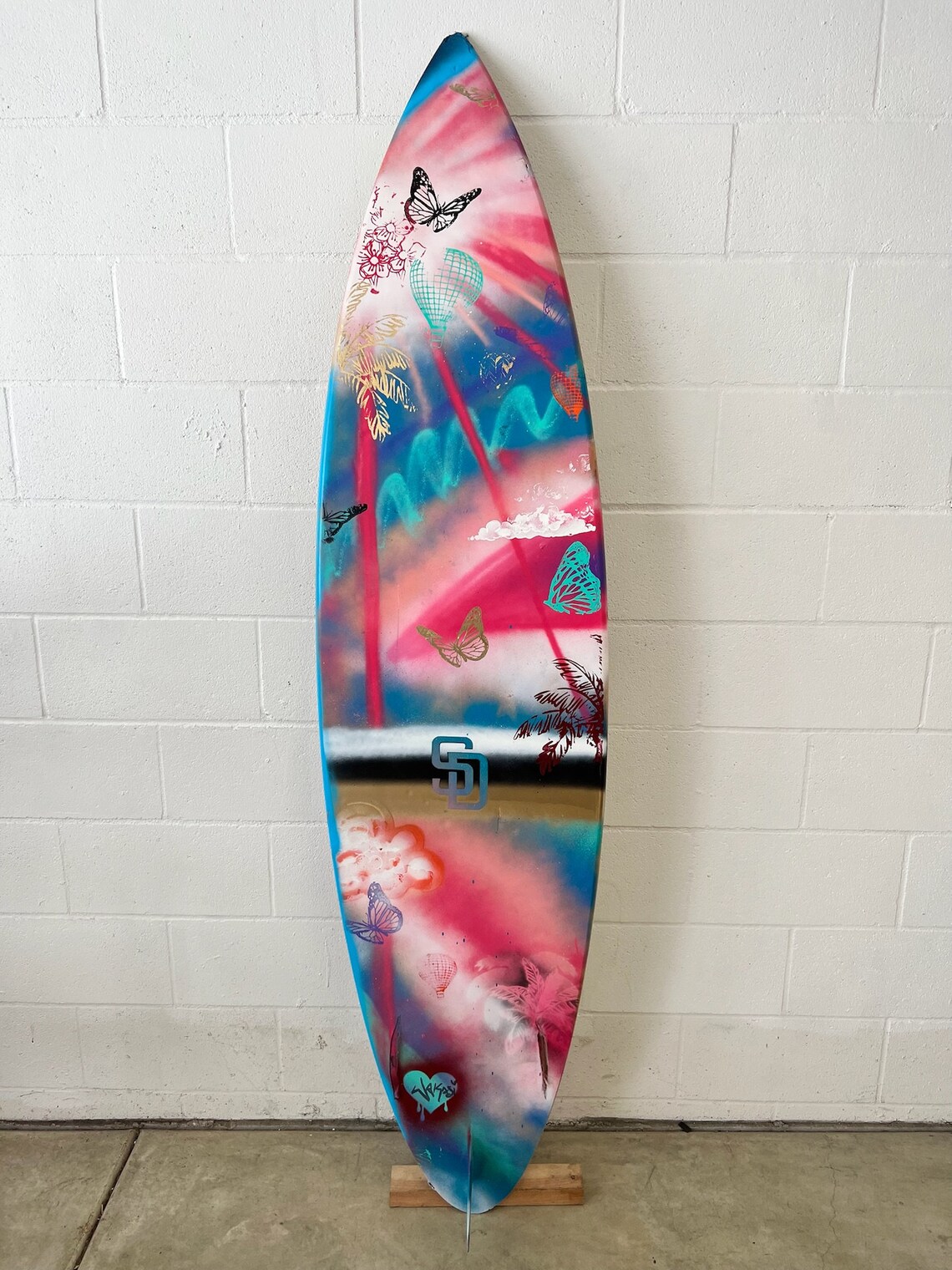 Custom Skateboard Deck Personalized Painted Custom Surfboard Custom Ski ...