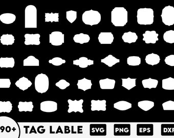 172 Tag Svg, Label Svg, Banner Svg, Shapes Svg, Name Tags Shapes SVG ...