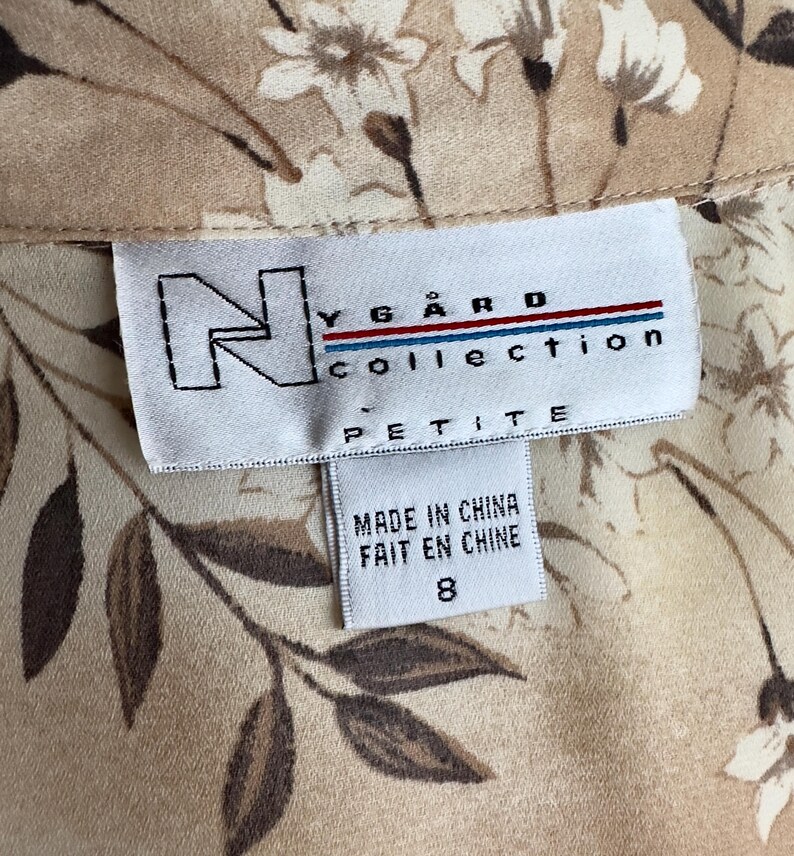 90s Vintage Nygard Collection Shirt Size 8 - Etsy