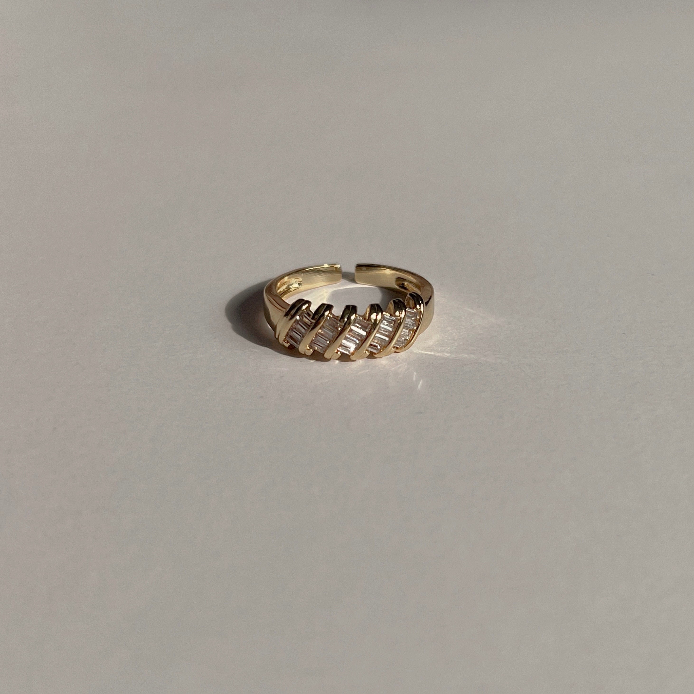 18k Gold Filled Adjustable Rings | Everyday Rings - Etsy