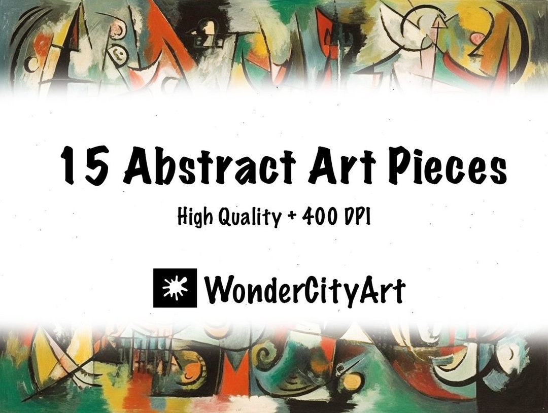 15 Abstract/modern Art Pieces, UNIQUE Artwork, Instant JPEG Digital ...