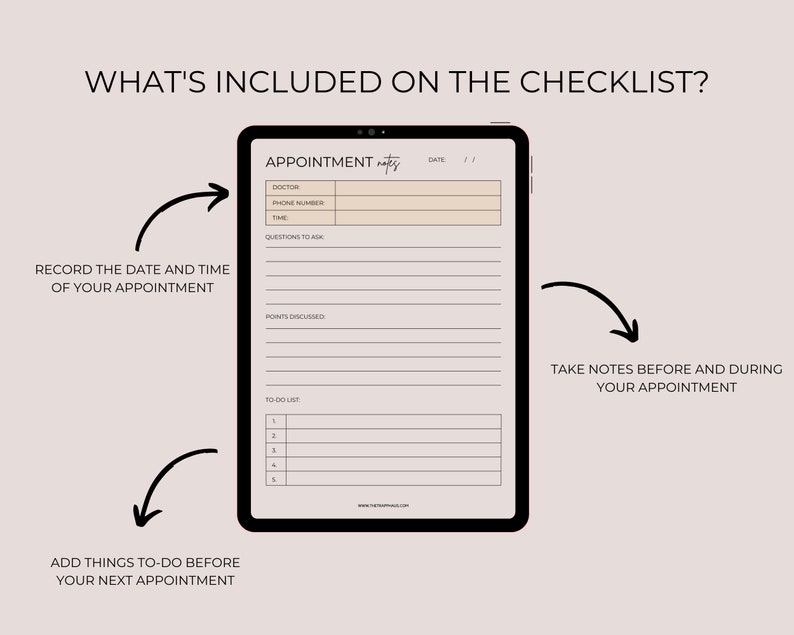 Pregnancy Appointment Notes, Pregnancy Appointment Planner, Prenatal ...