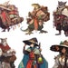 Fantasy Merchant Character Pack Clipart DPI Files 100 Digital Download ...