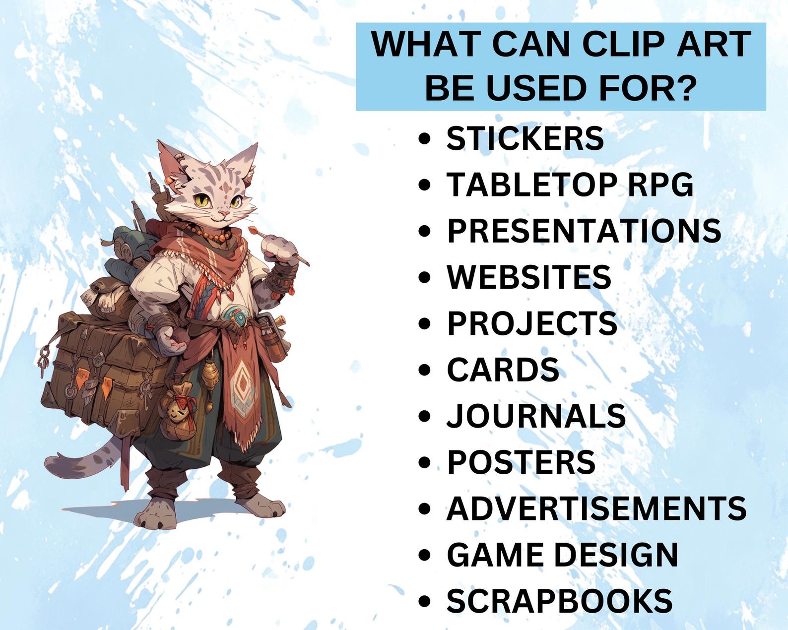 Fantasy Merchant Character Pack Clipart | DPI Files 100+ Digital ...