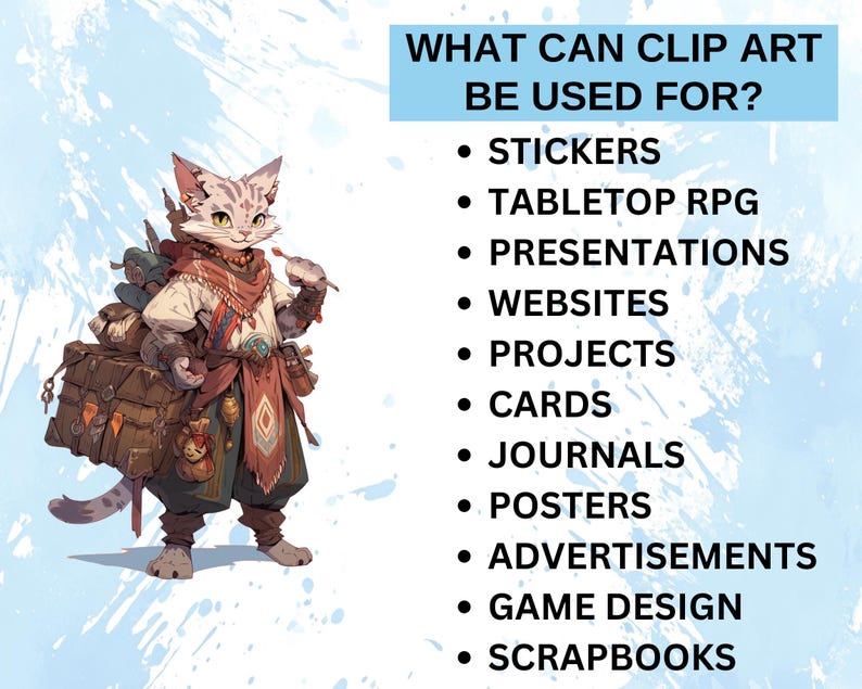 Fantasy Merchant Character Pack Clipart | DPI Files 100+ Digital ...