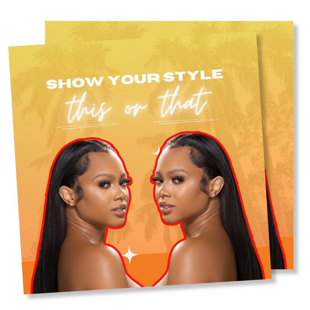 Summer Theme This or That Social Media Template, Edit in Canva ...