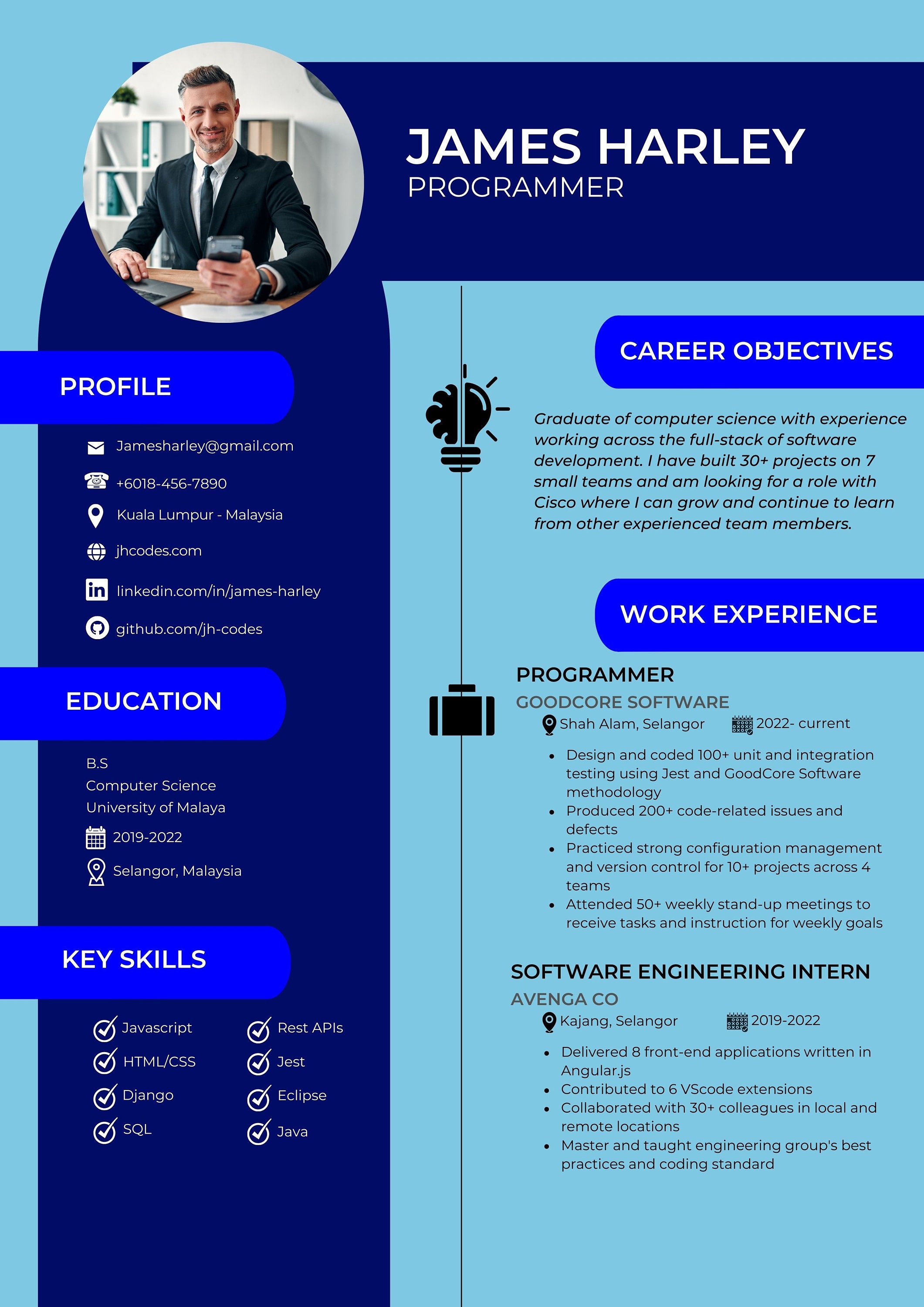 Programmer Resume Templates - Etsy