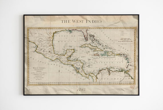British West Indies Map
