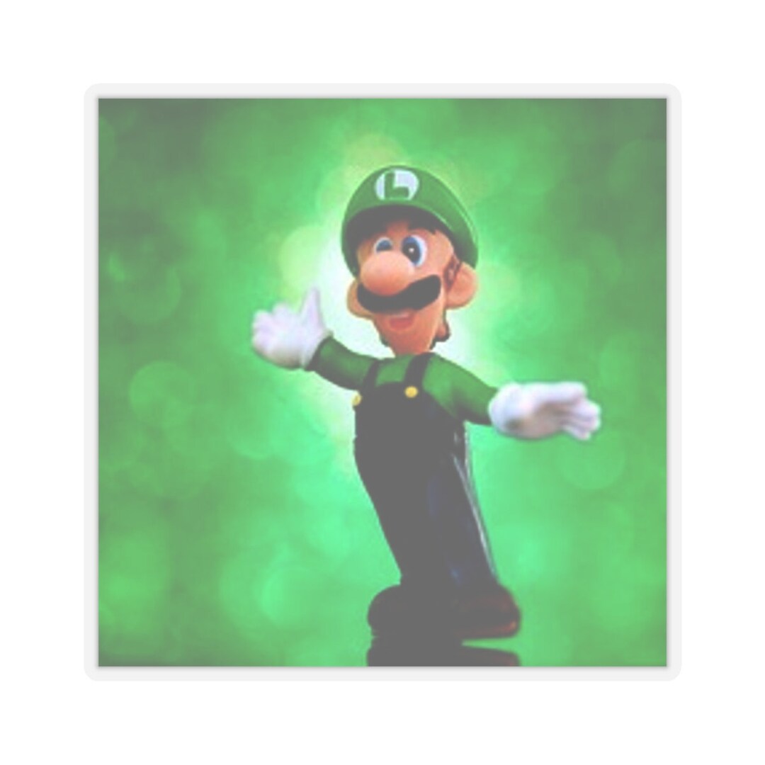Luigi 1 Kiss-cut Stickers - Etsy