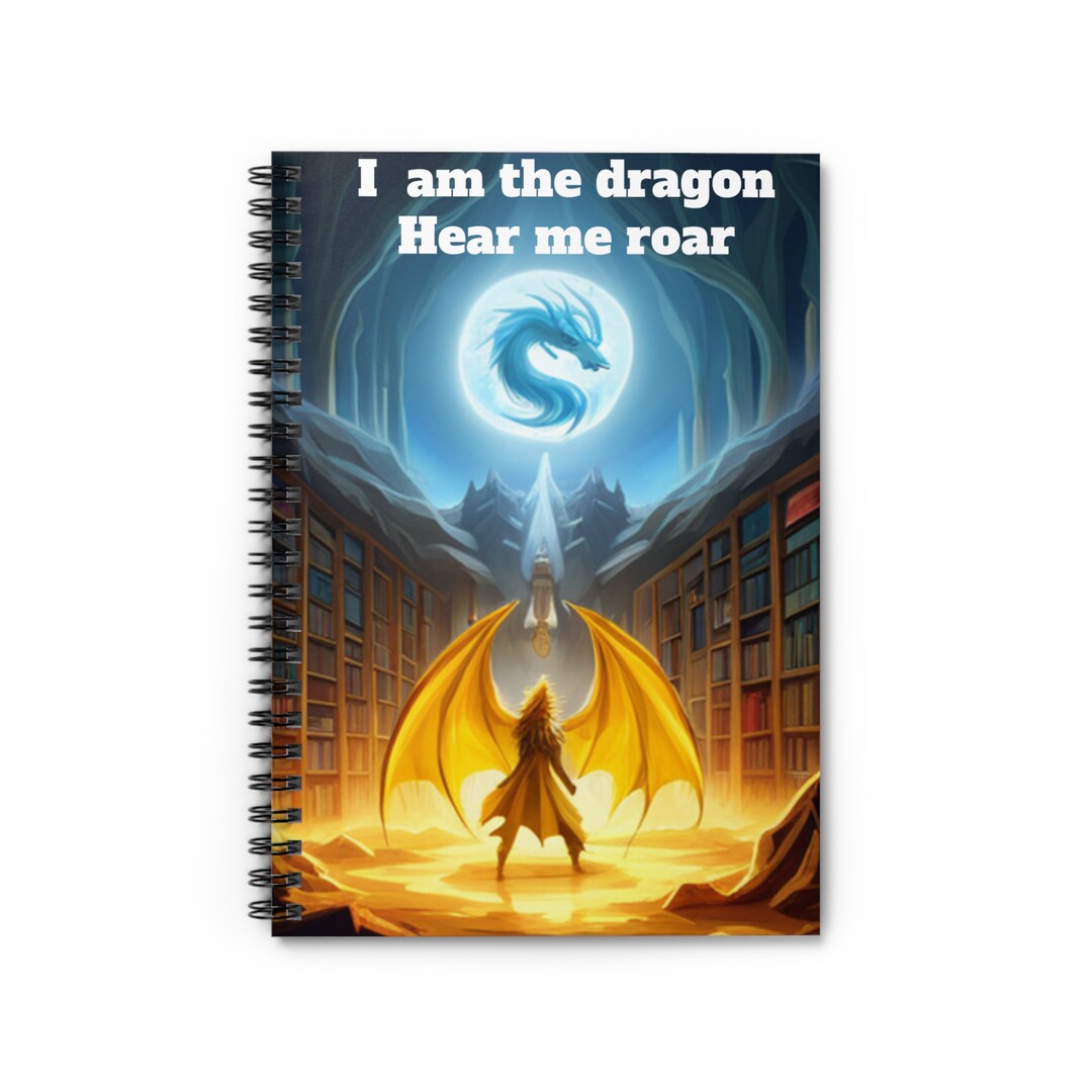 I Am Dragon Notebook - Etsy