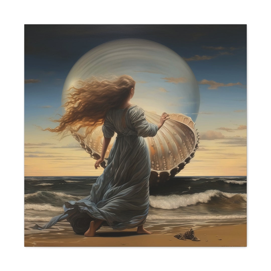 Goddess Venus Wall Art Renaissance Woman Art Print Surrealistic Wall Art Renaissance Venus Art ...