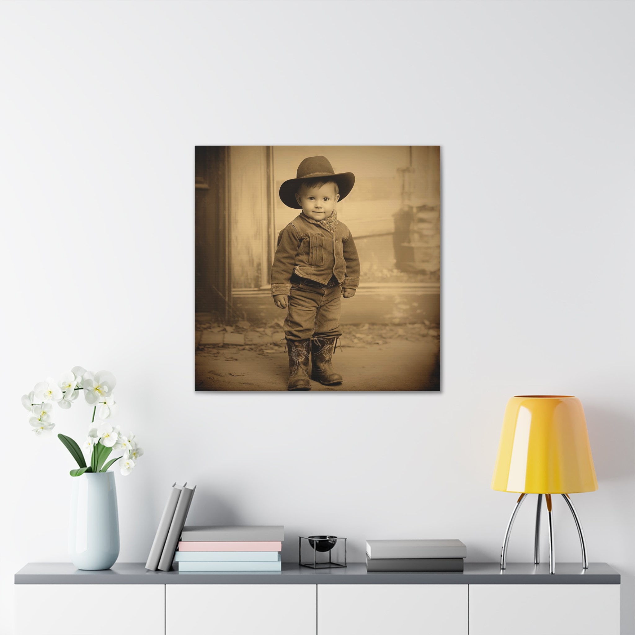 Old West Baby Boy Wall Art Western Print Young Boy Western - Etsy