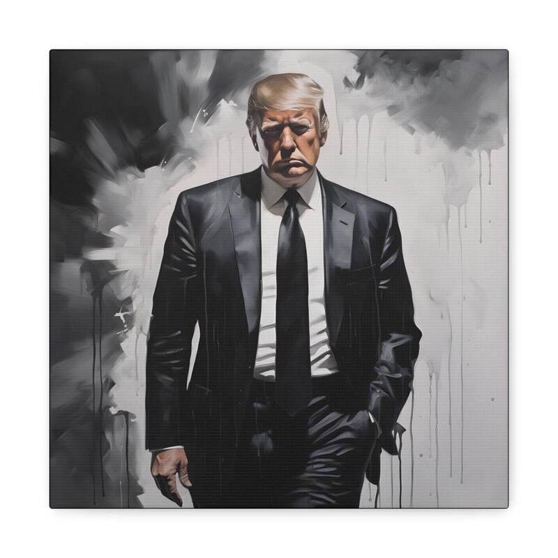 Trump Canvas Wall Art - Etsy