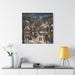 Victorian Christmas Village Canvas Print: Holiday Town Wall Art - Etsy