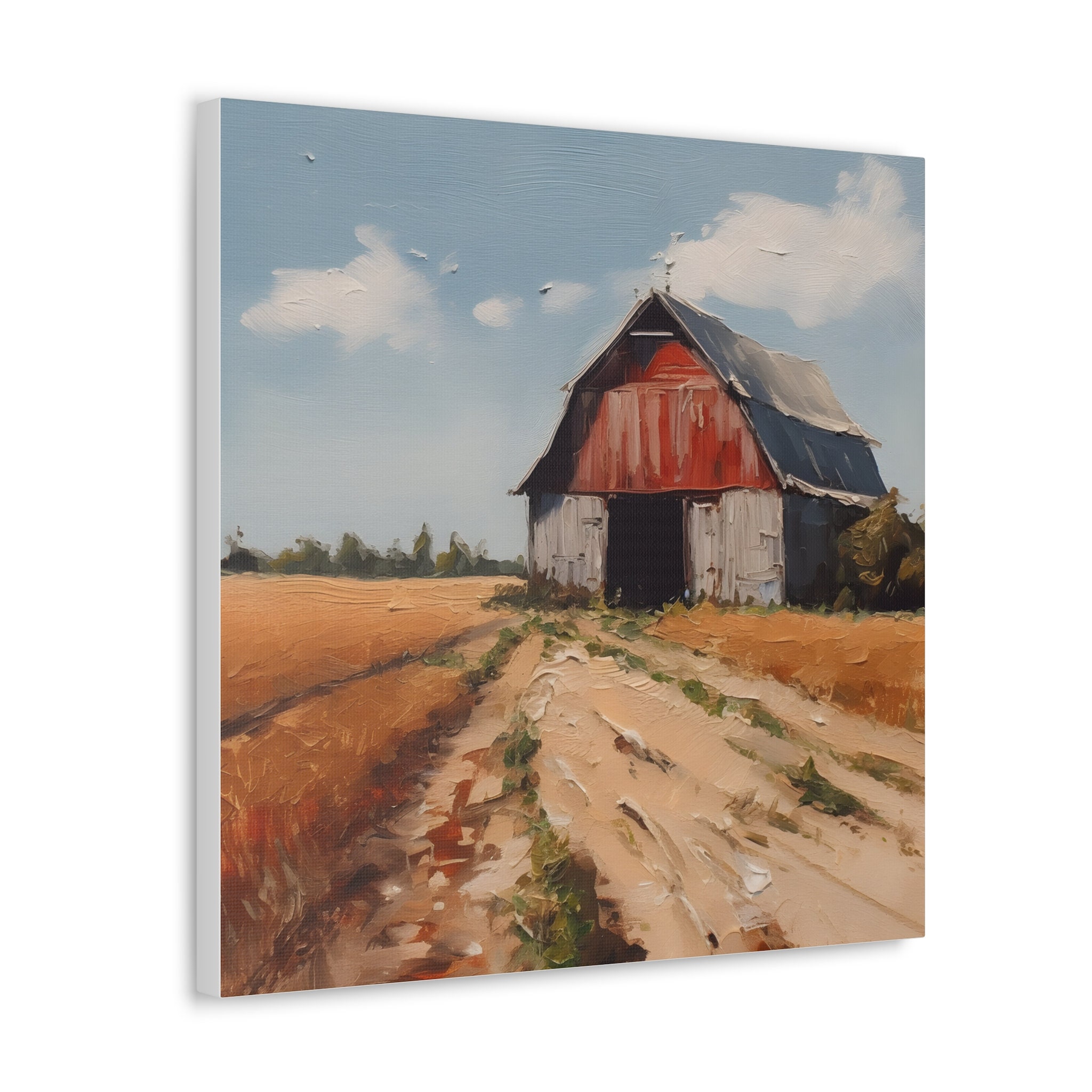 Old Barn Print Wall Art Country Barn Print Wall Art Farm Print Red Barn ...