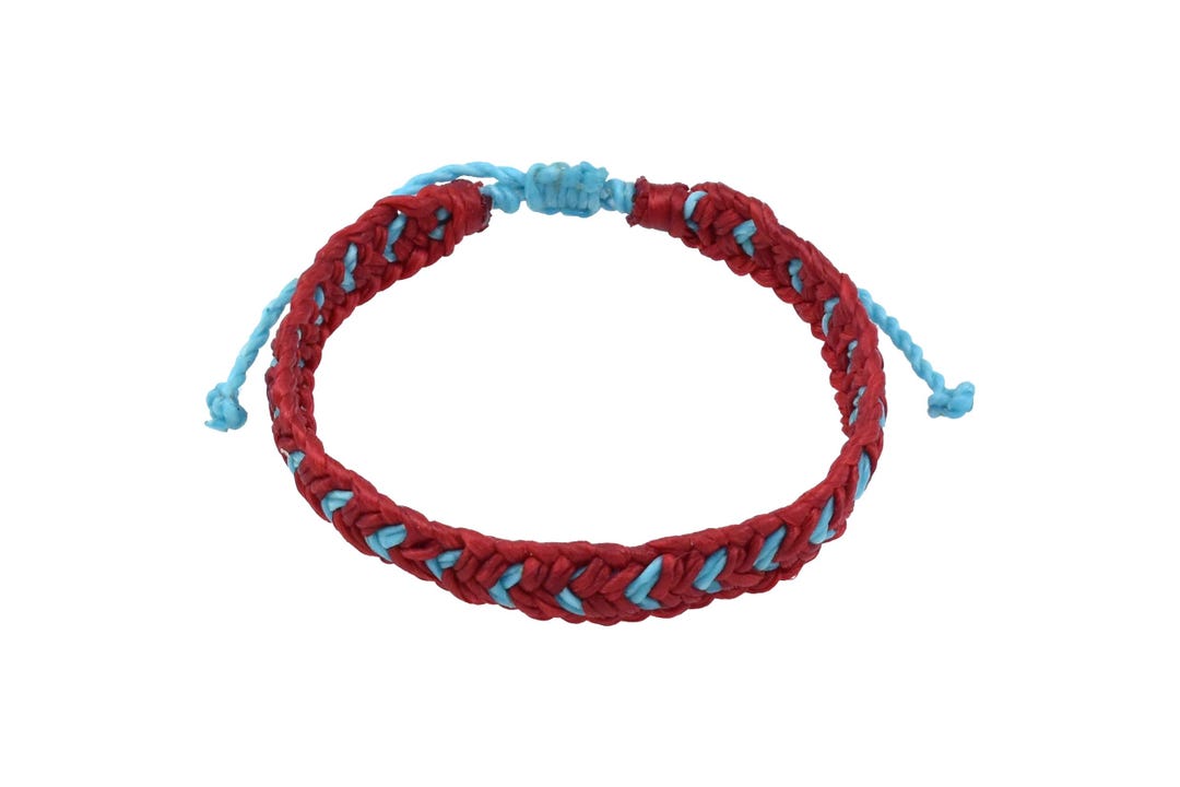 Hand Braided Handmade Wristbands Knot Rope Waterproof Adjustable ...