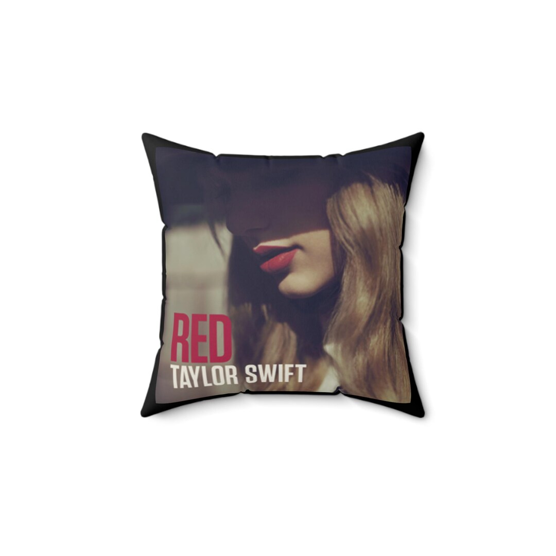 Red Taylor Swifty Album Cover Pillow - Etsy
