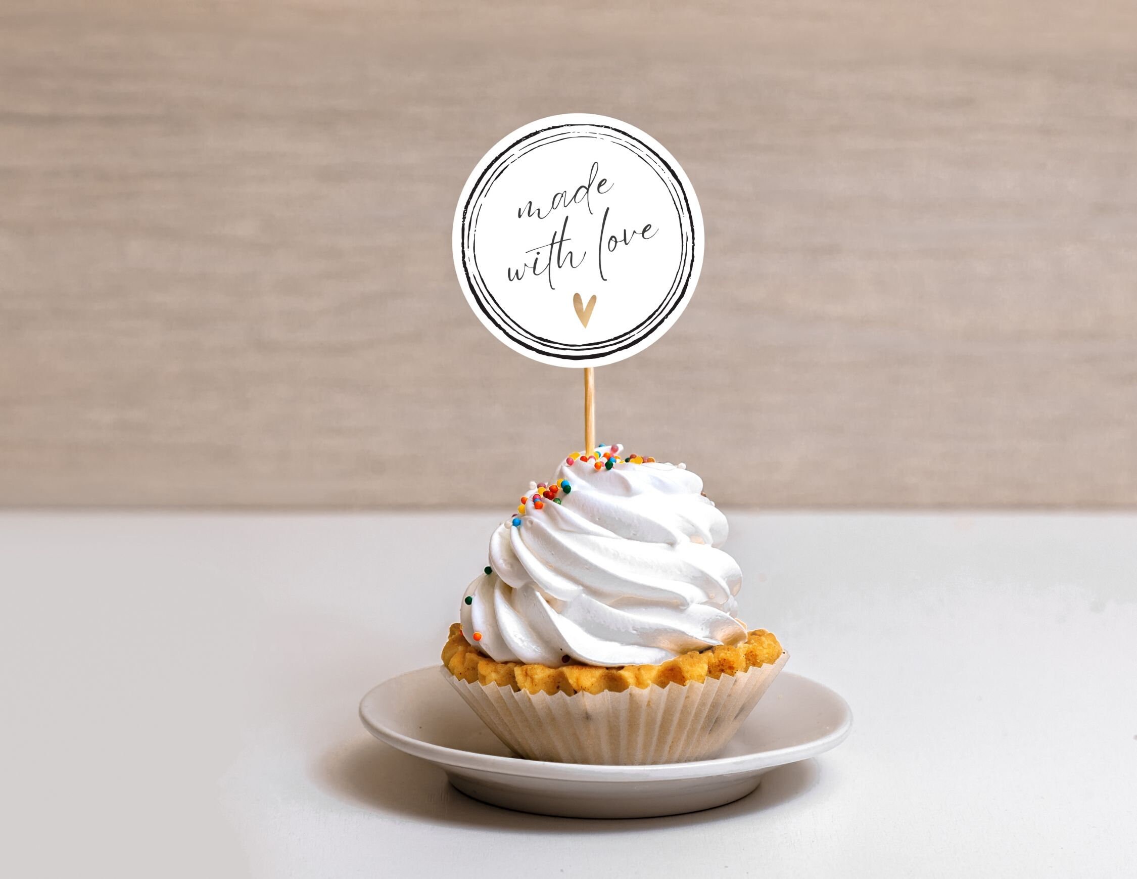 Modern Round Thank You Sticker Gratitude Stickers Digital Stickers ...