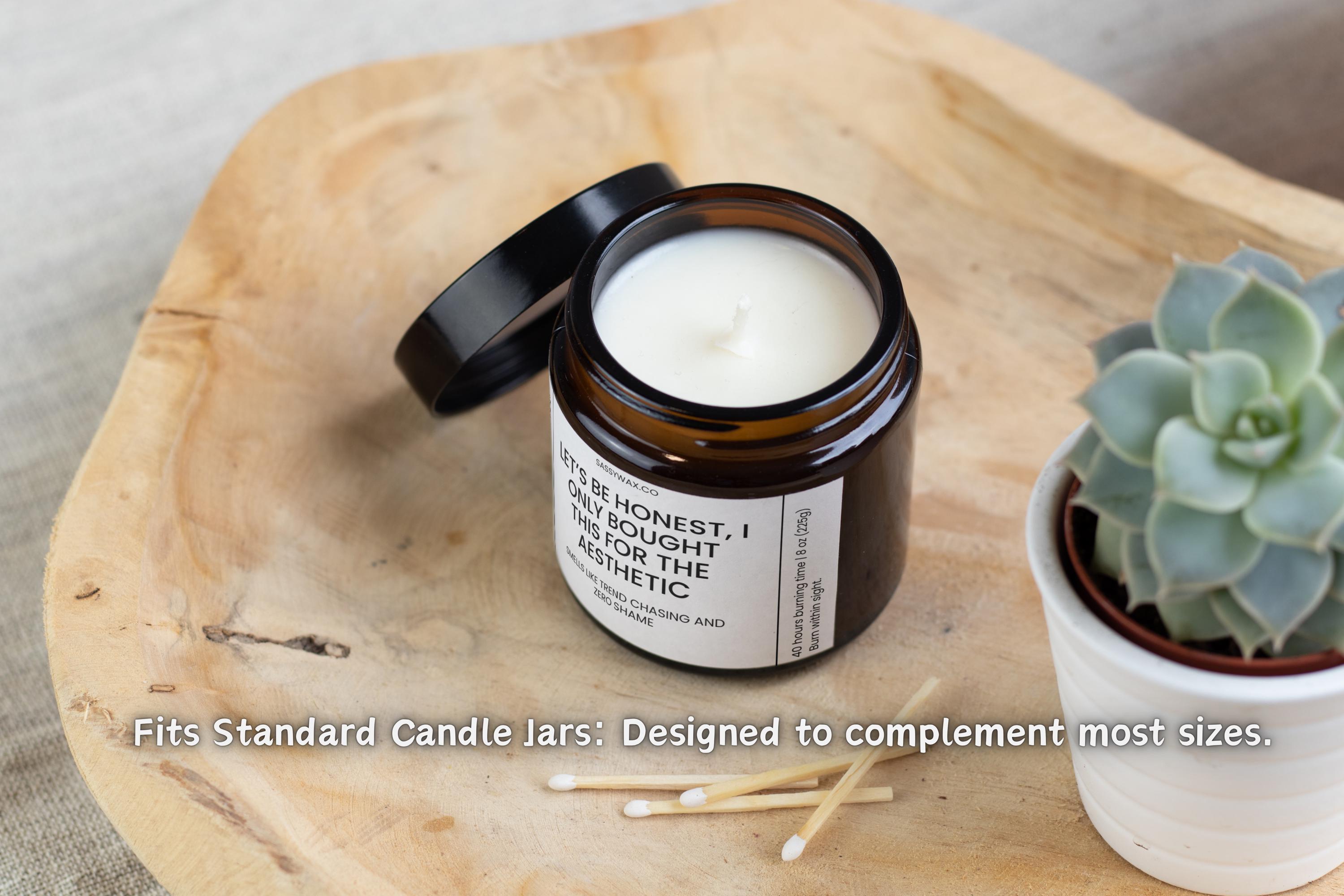 Funny Candle Labels: Sassy Printable Stickers (PNG, PDF, JPEG) - Etsy