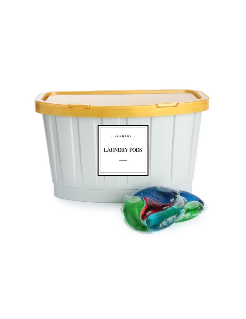 Printable Laundry Sticker | Modern Laundry Labels | Minimalist Laundry ...