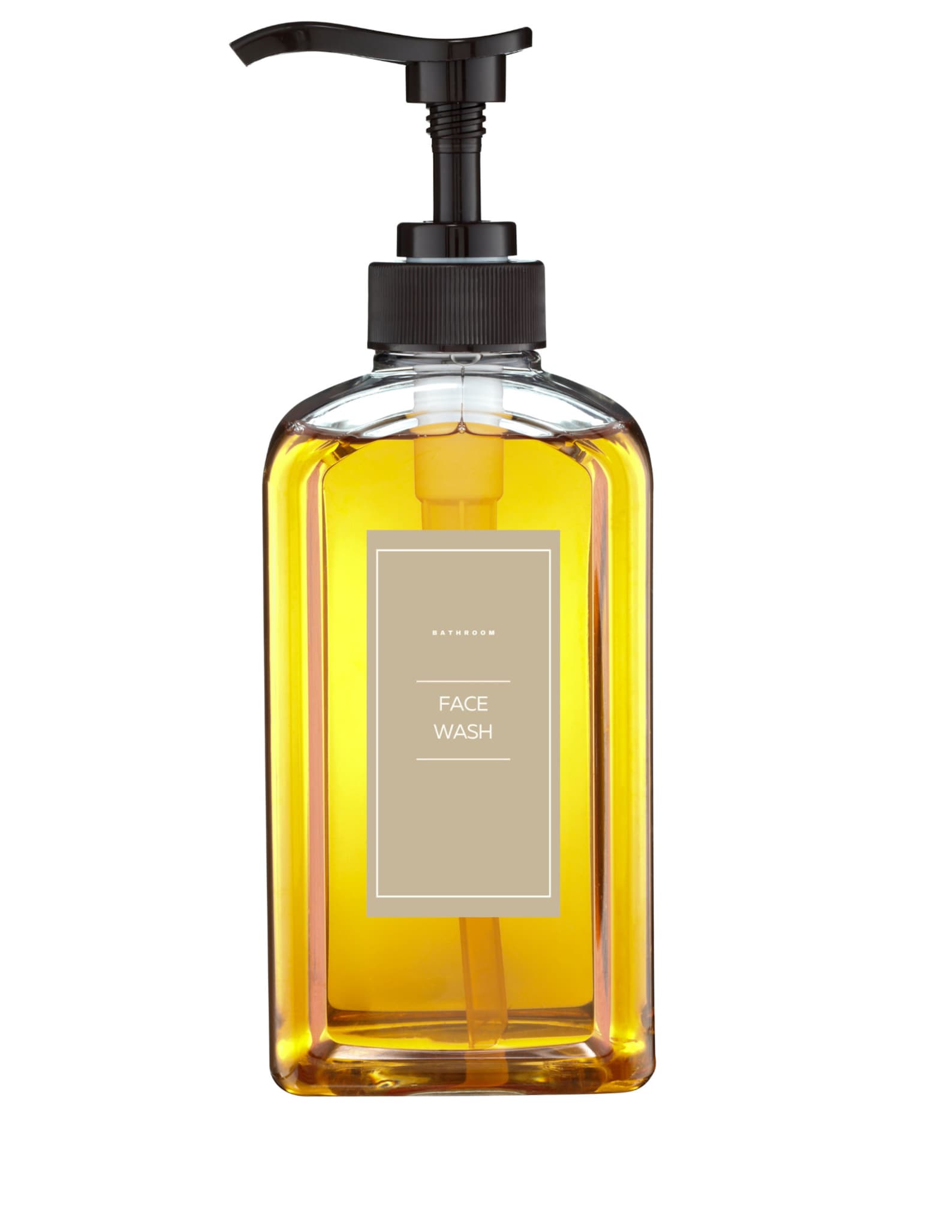 Modern Bathroom Labels | Minimalist Labels | Bathroom Sticker ...