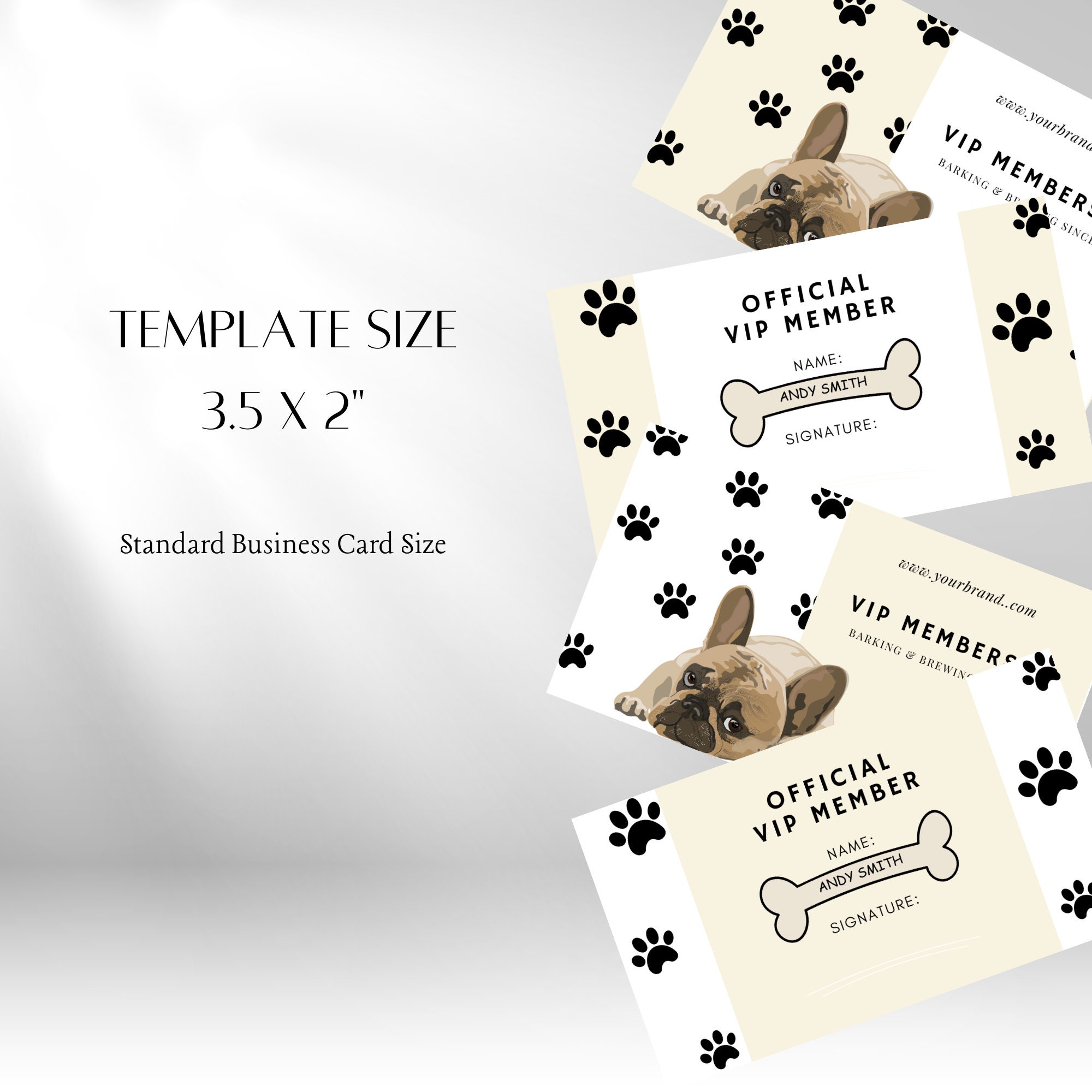 Editable Membership Card, VIP Membership, Loyalty Card, Editable ...