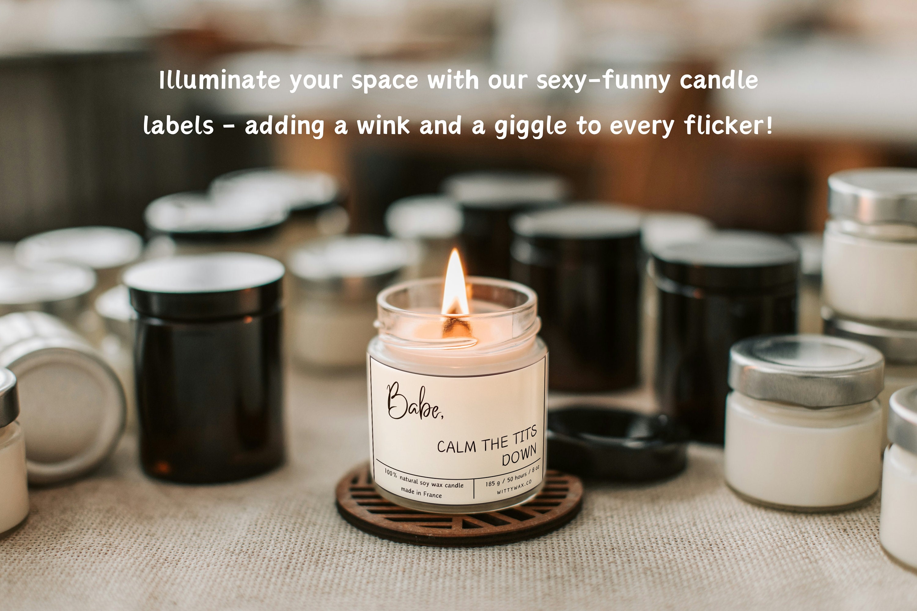 Editable Candle Labels, Editable Candle Templates, Funny Candle Labels ...