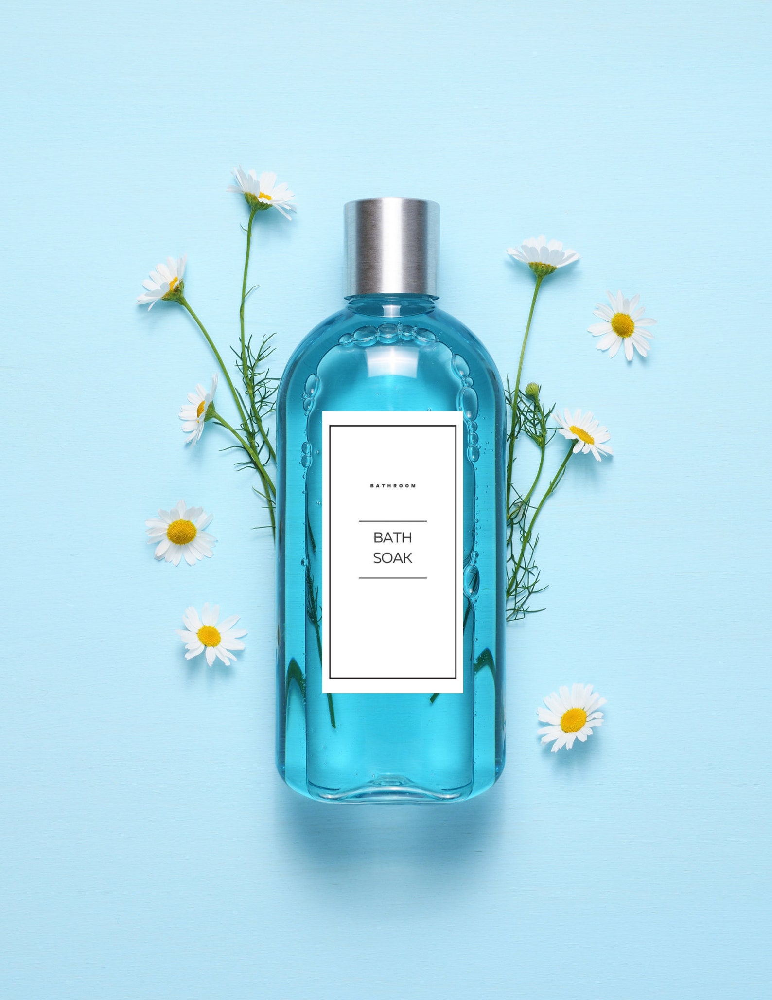 Modern Bathroom Labels | Minimalist Labels | Bathroom Sticker ...