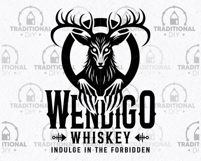 Wendigo Whiskey | Cryptid & Mythology Shirt Design | SVG Bundle ...